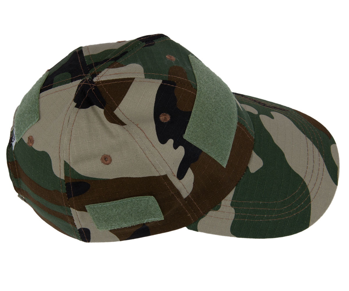 Tactical Cap - woodland - derversand.de - UNgezogen | ANgezogen
